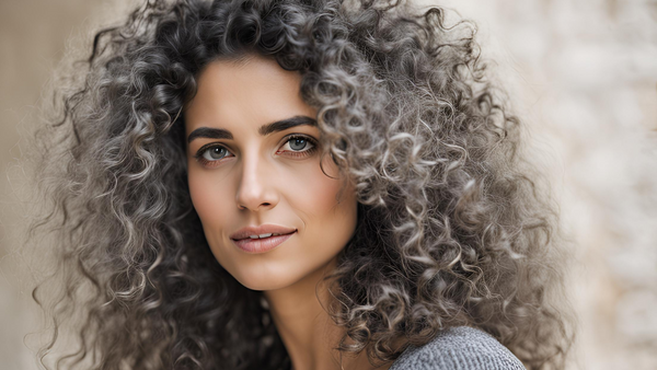 Embrace the Curls: Styling Tips for Curly Grey Hair - MANHATTAN GREY