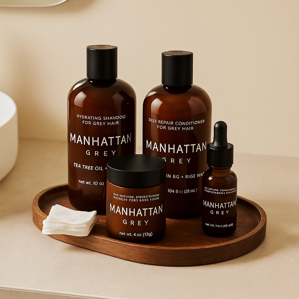 Moisture Products for Grey Hair, Natural Grey Hair Care Products