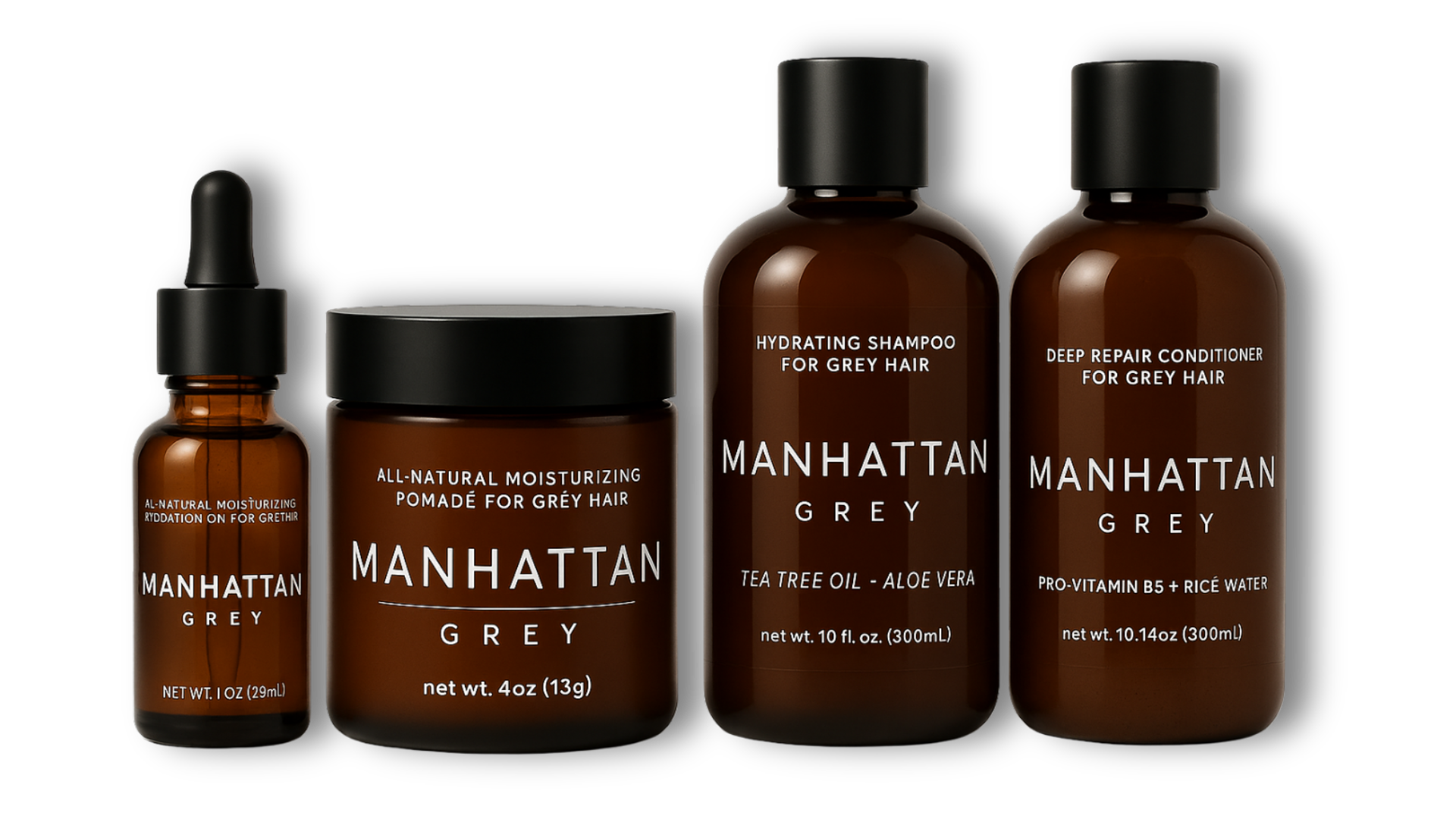 Moisture Products for Grey Hair, Natural Grey Hair Care Products